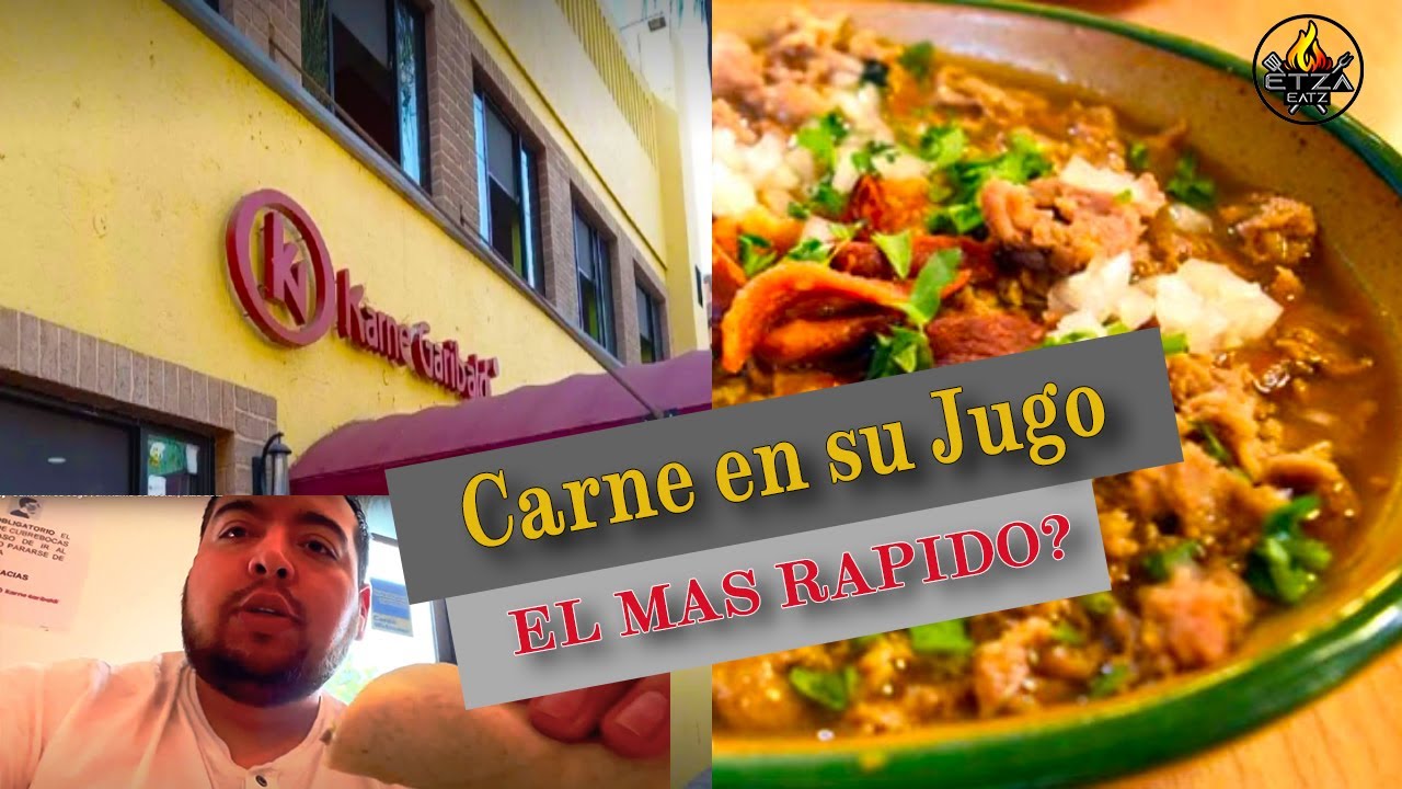 Carne en su Jugo /en Karne Garibaldi en Guadalajara Jal. santa Tere ...