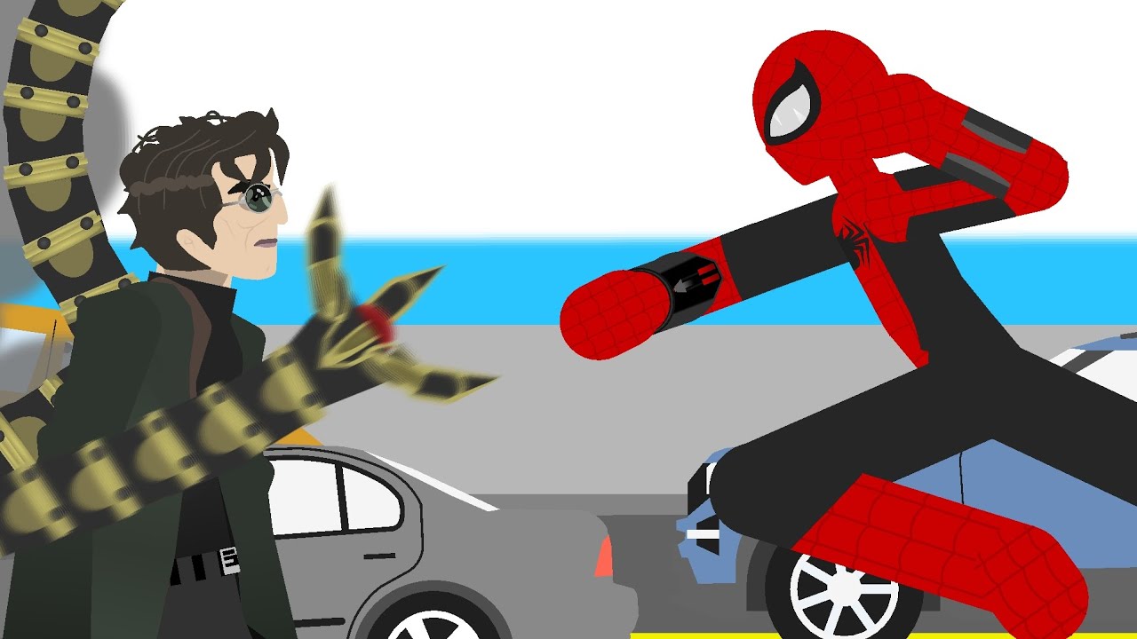 STICK NODES | Dr.Octopus Entrance Spider-Man No Way Home Scene ...