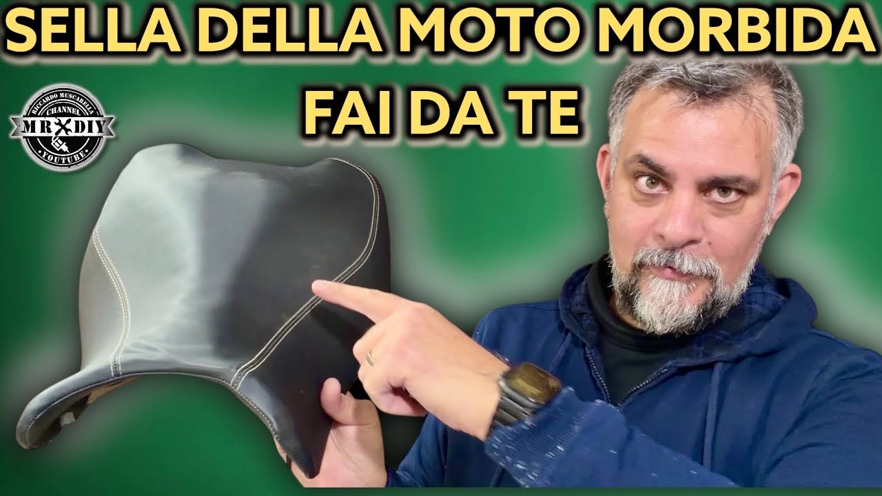 Sella con imbottitura morbida fai da te. Modifica sella moto e scooter ...