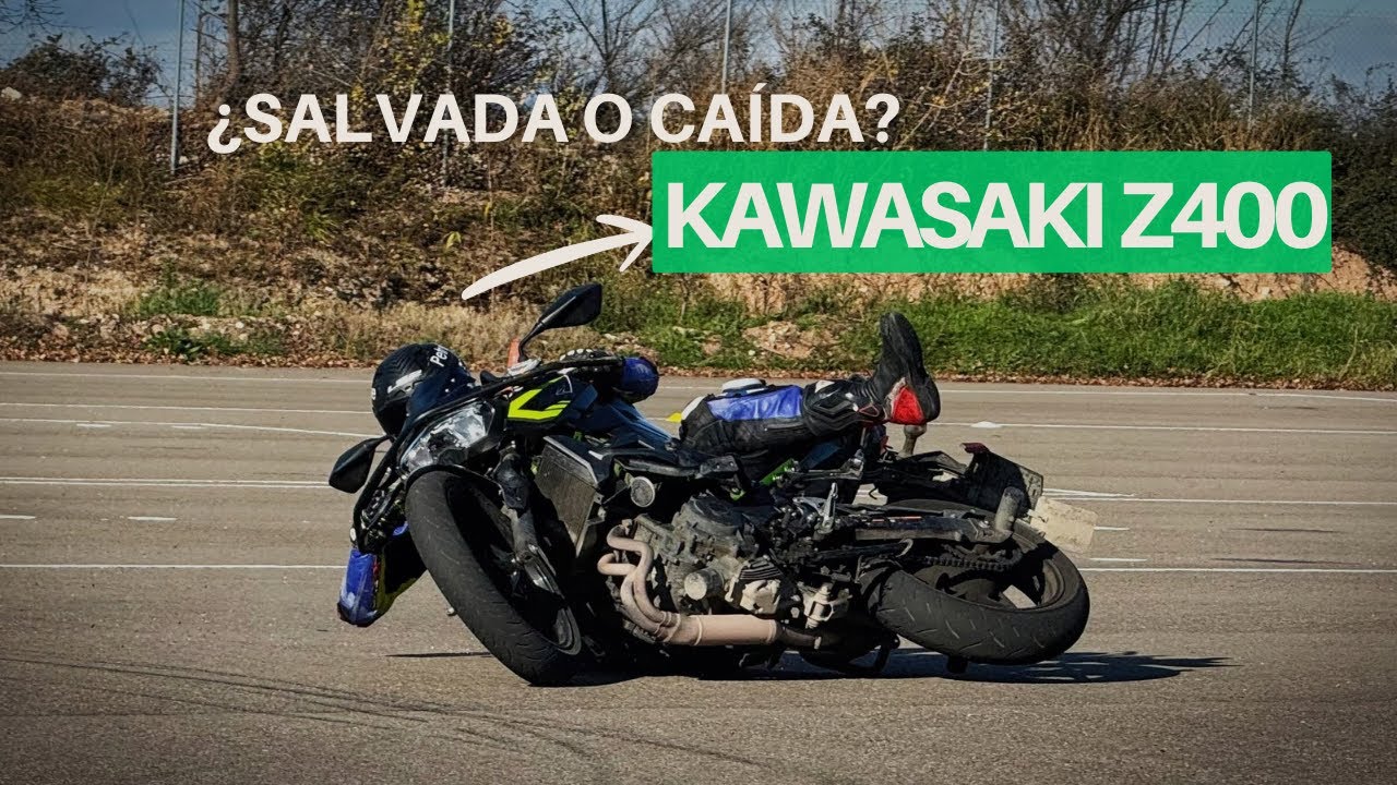 DERRAPANDO CON UNA MOTO DE CALLE!? (Kawasaki Z400) - YouTube