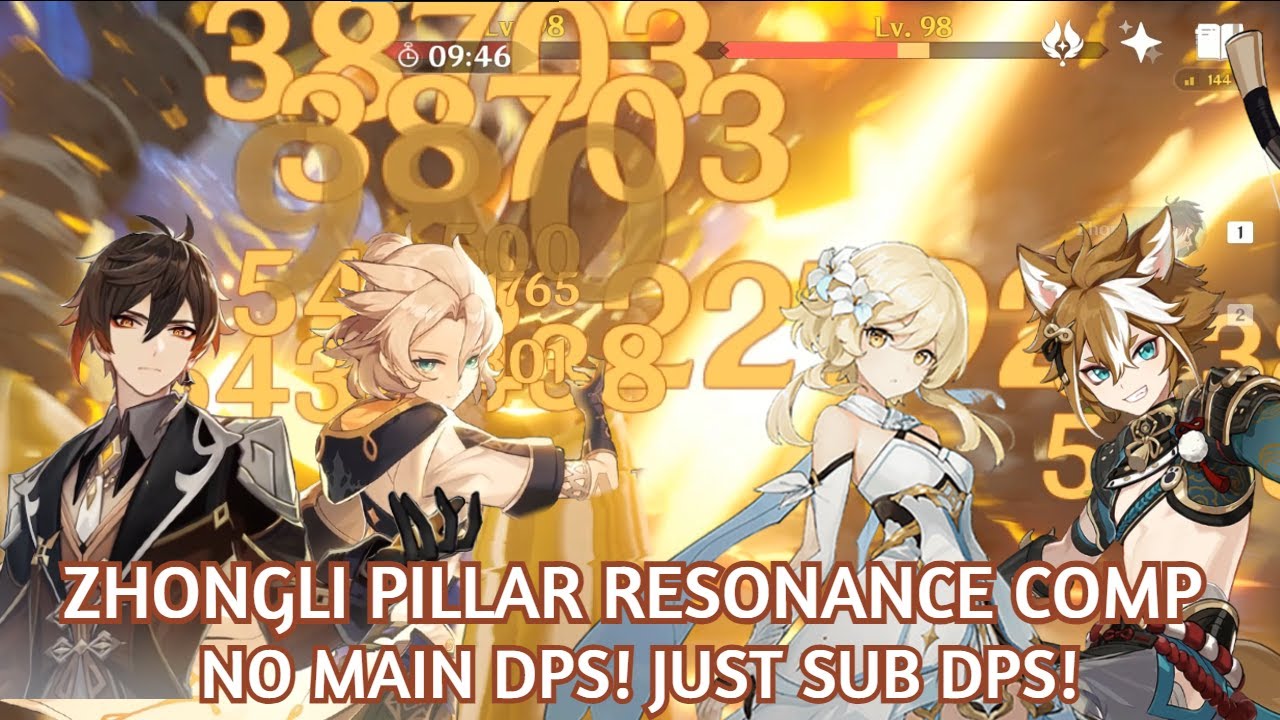 NO MAIN DPS COMP?! ZHONGLI PILLAR RESONANCE COMP SHOWCASE! ☄️| FLOOR 12 ...