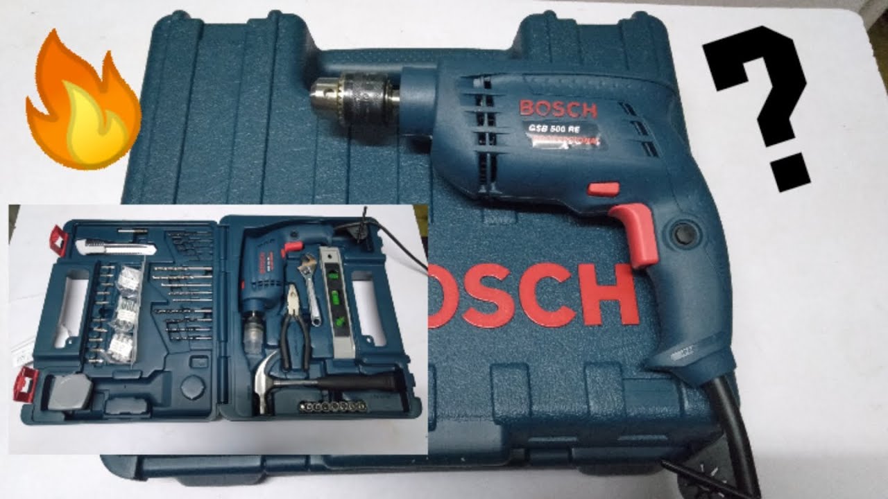 Unboxing | Bosch GSB 500 RE Power & Hand Tool Kit | techtoyz - YouTube