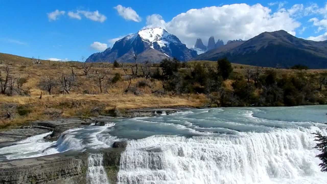 Cascada chica Río Paine, chile full hd - YouTube