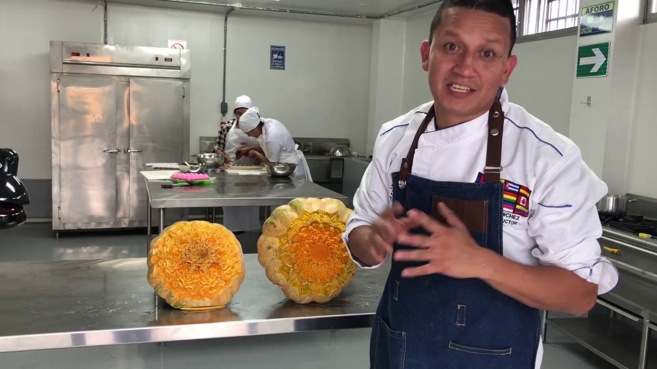 Chef Fidel Sánchez - Fruit and Veggie Carving - YouTube