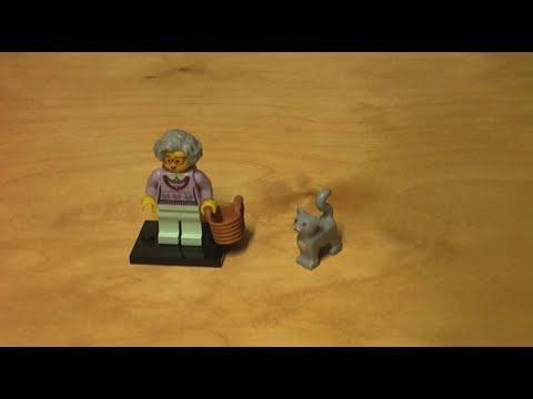 LEGO Collectable Minifigures Grandma Set 71002-14 Silent Review - YouTube
