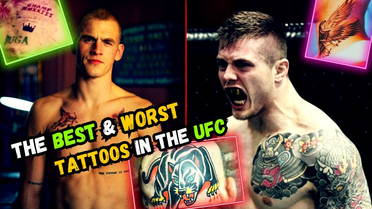 THE BEST AND WORST TATTOOS OF EVERY WEIGHT CLASS IN THE UFC - YouTube