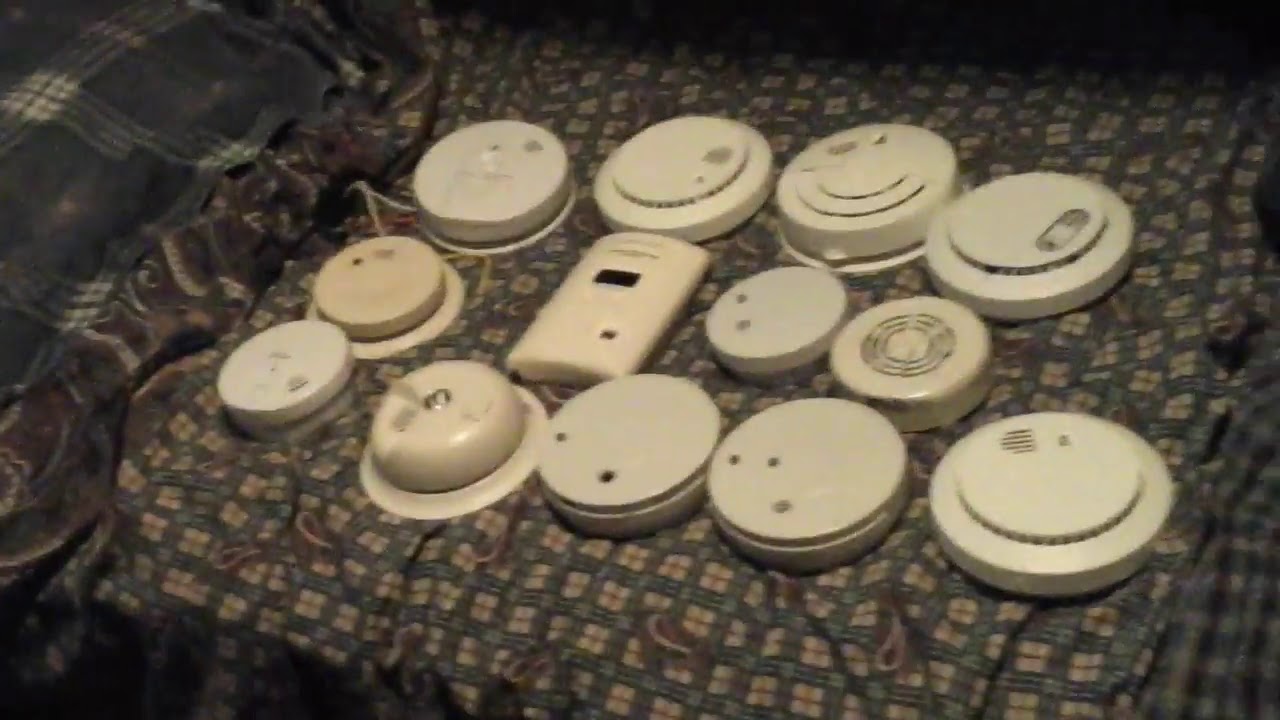 Smoke detector collection - YouTube