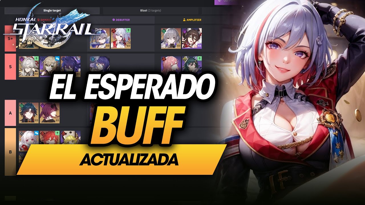 BUFF A VARIOS PERSONAJES TIER LIST ACTUALIZADA Honkai Star Rail - YouTube
