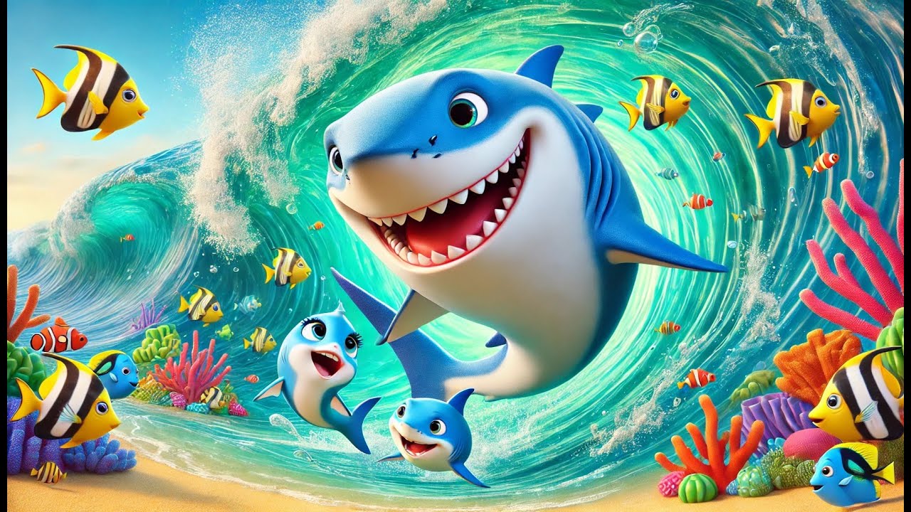 🦈 Bebé Tiburón y su Familia 💙 | ¡Canta y Baila con el Tiburón Más ...