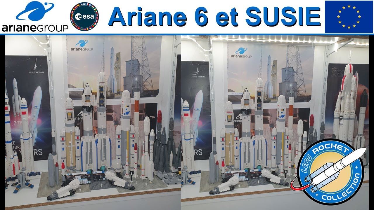 Ariane 6 et SUSIE - Lego Rocket Collection - YouTube