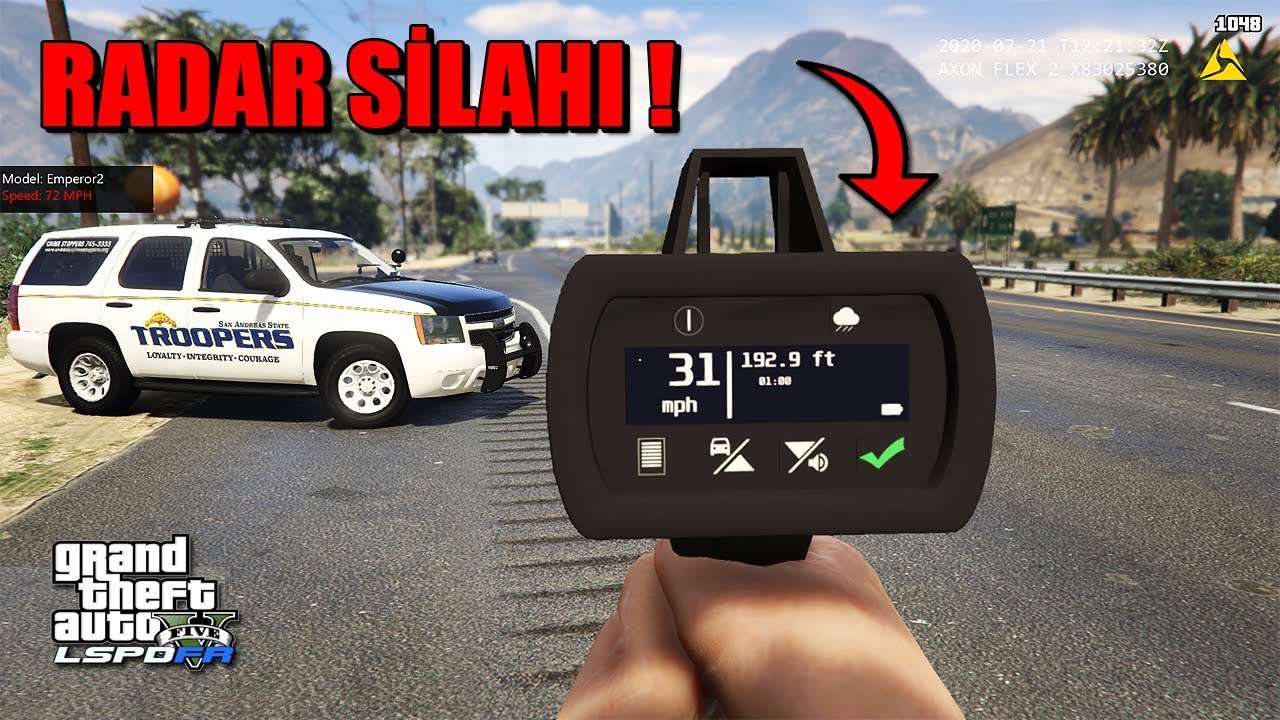 RADAR SİLAHLI OTOYOL DEVRİYESİ - GTA 5 POLİS MODU - LSPDFR TÜRKÇE - YouTube