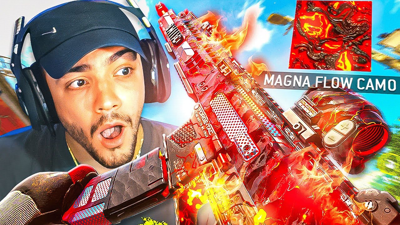 the NEW REACTIVE CAMO UNLOCKED in MW2, but... (Magma Flow) - YouTube