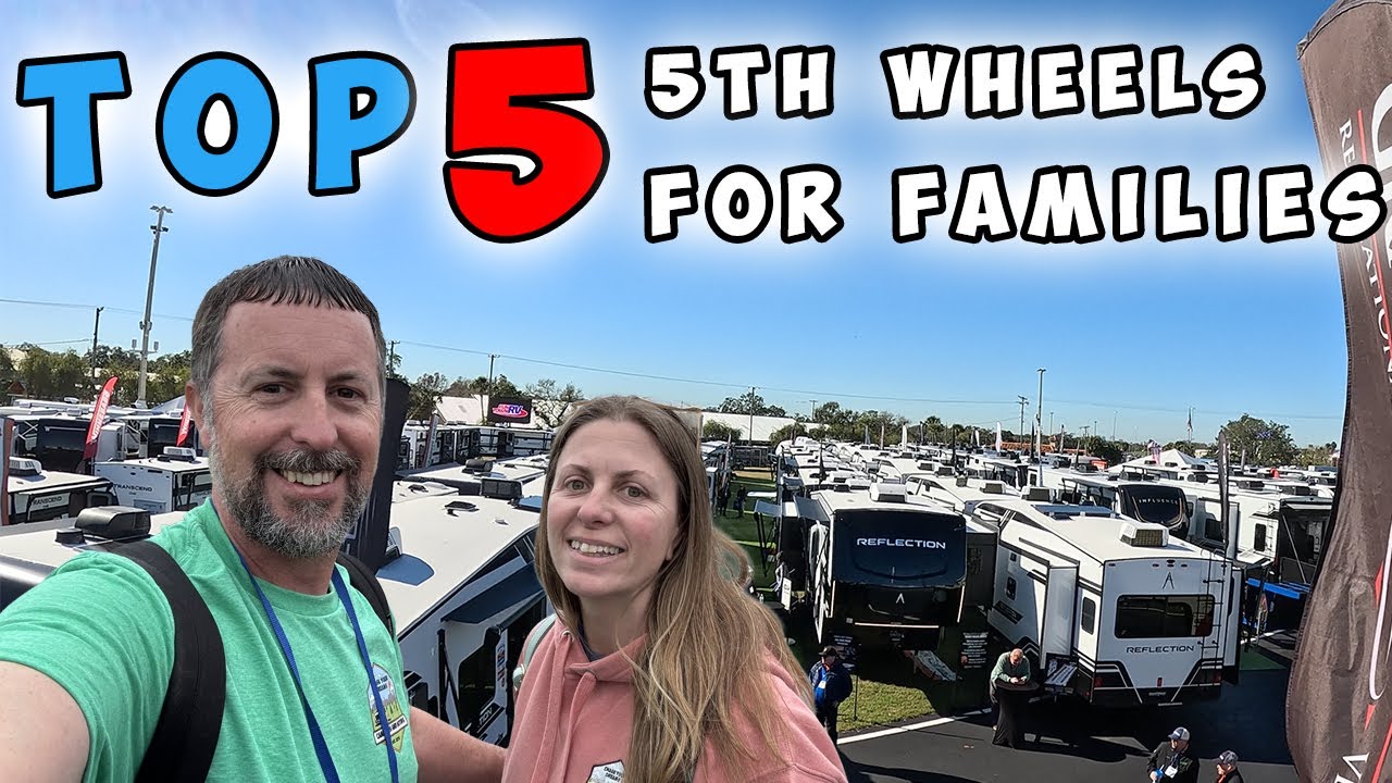 Top 5 BEST 5th Wheels for Families - YouTube