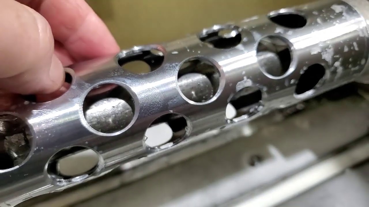 ROUND STEEL TUBE WITH LOTS OF HOLES - YouTube