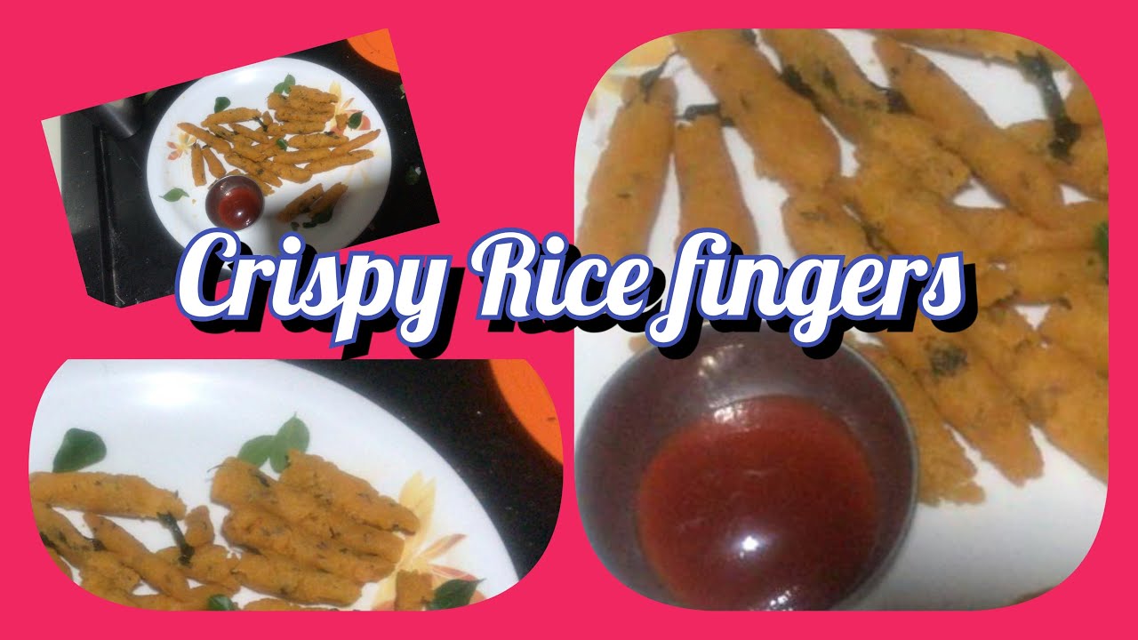 Crispy rice fingers/அரிசி மாவு இருக்கா சூப்பர் snacks ready - YouTube