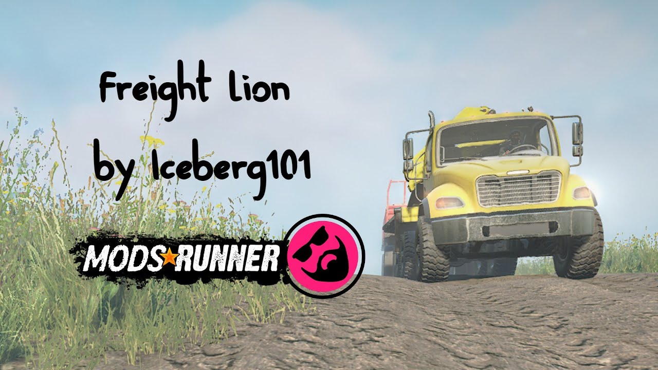 SnowRunner | Mods | Freight Lion by Iceberg101 | freightliner - YouTube