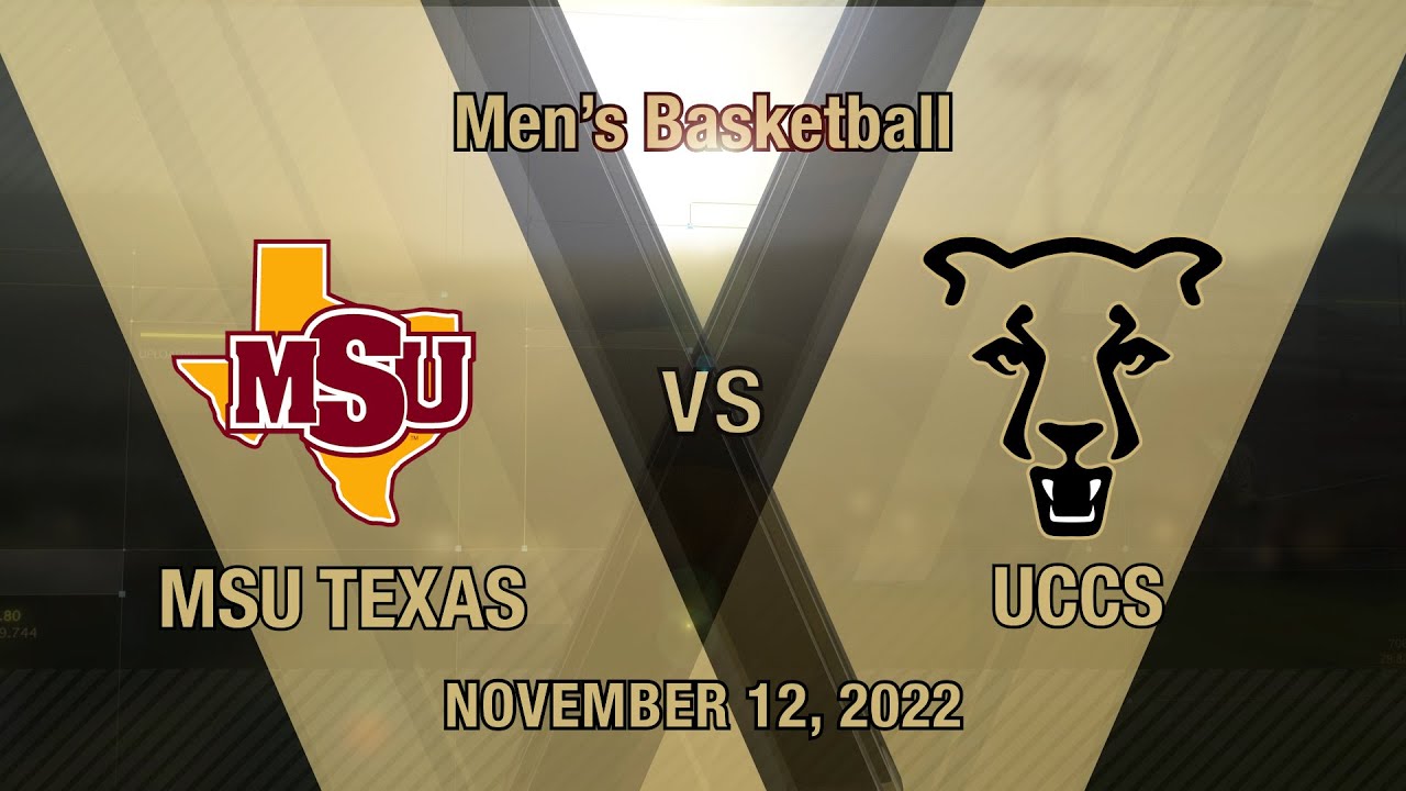 UCCS Sports - Men's Basketball vs Midwestern State - YouTube