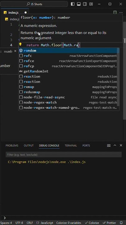 Generate Random Number In Javascript Javascriptinterview Coding Developer Programming