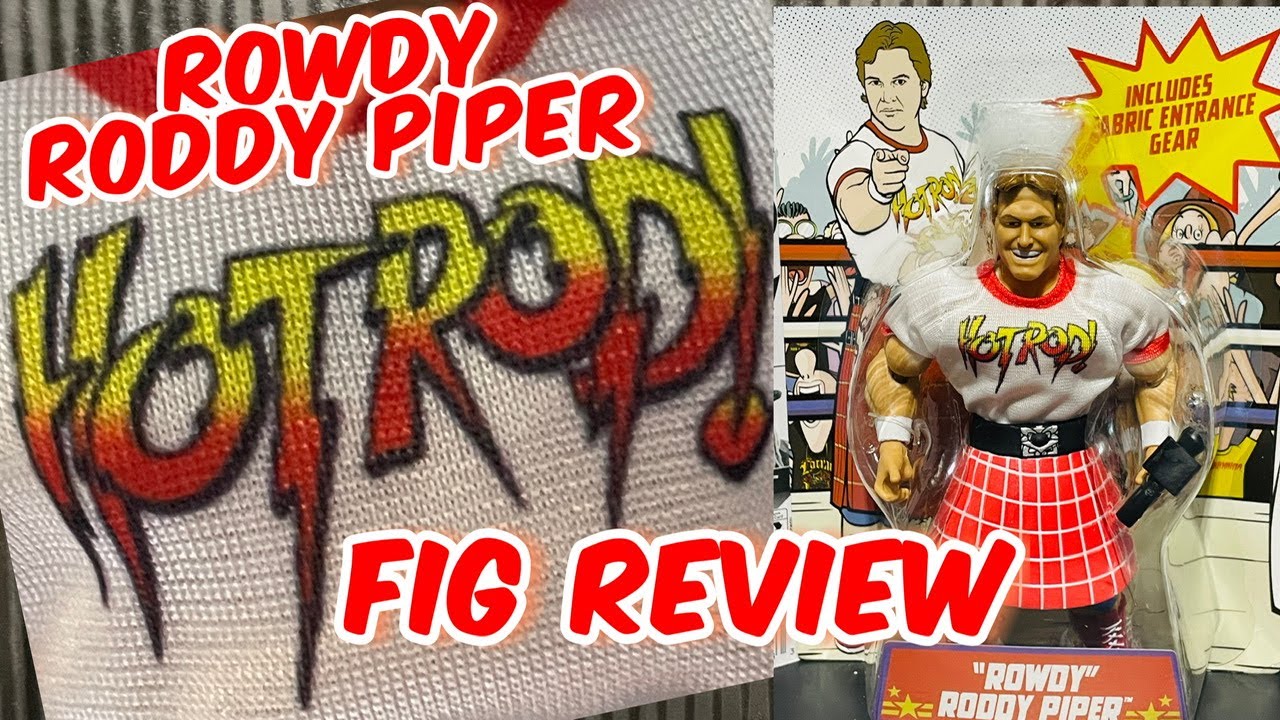 Hot Rod Rowdy Roddy Piper WWE Mattel Superstars wrestling figure toy ...