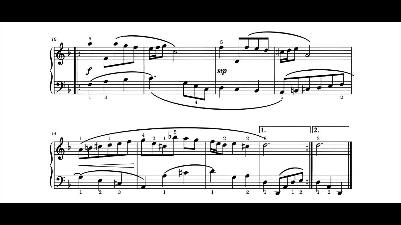Minuet in D minor, BWV Anh. 132 - Johann Sebastian Bach - YouTube