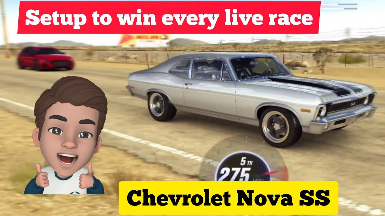 CSR 2 | Chevrolet Nova SS | Live Race Setup - YouTube