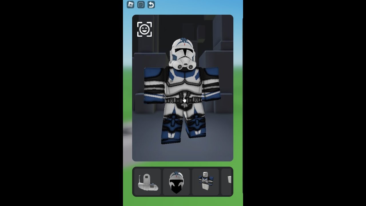 How to make a 501st Jet Trooper in Roblox Avatar Creator - YouTube
