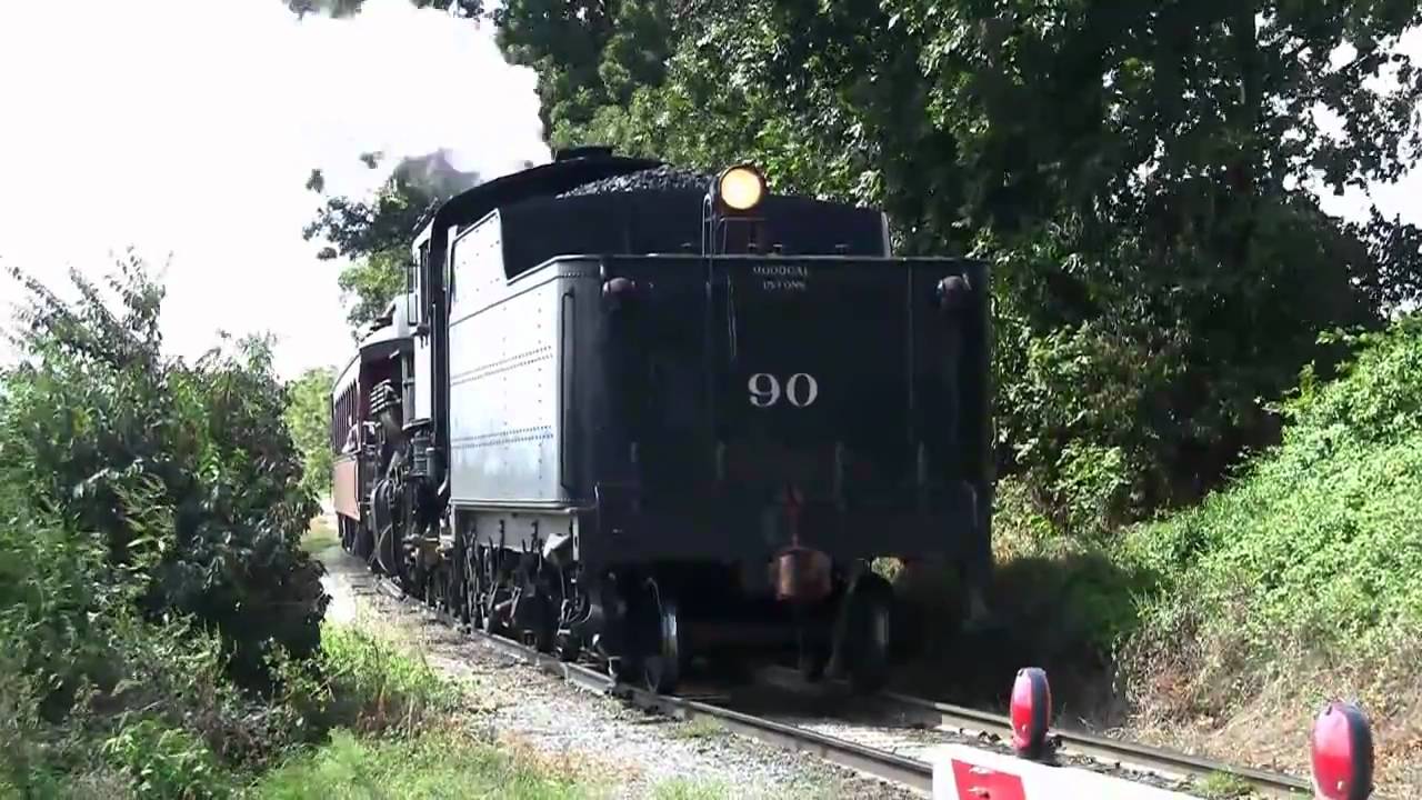 Strasburg Railroad Engine #90 ghost train - YouTube