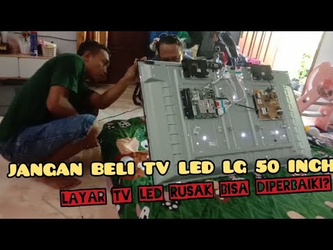 Kenapa Jangan Pernah Beli TV LED? LG 50 INCH 50UQ75 Rusak Baru Dipakai ...