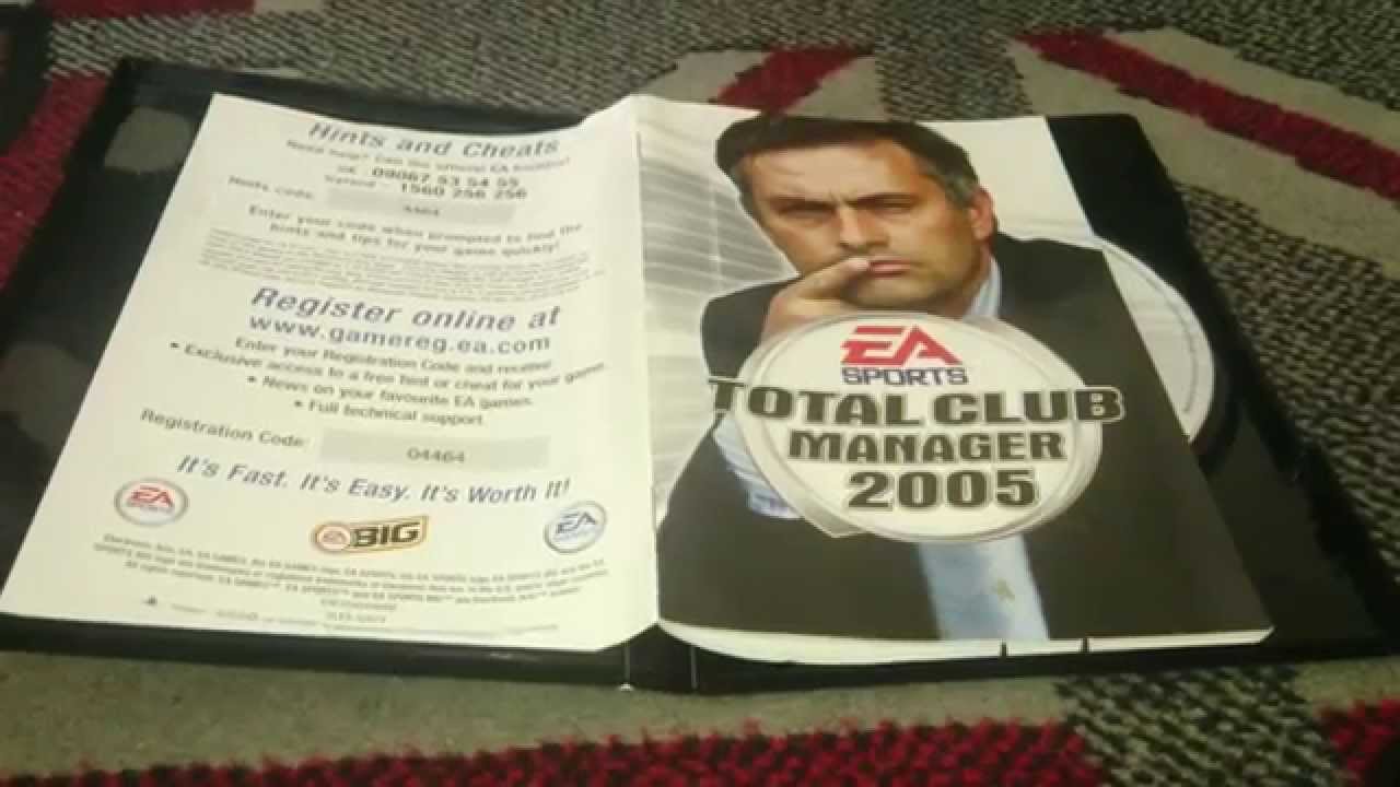 Nostalgamer Unboxes Total Club Manager 2005 On Sony Playstation 2 UK ...