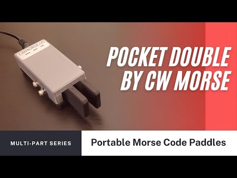 CW Morse Pocket Double Paddle Morse Code Key - YouTube