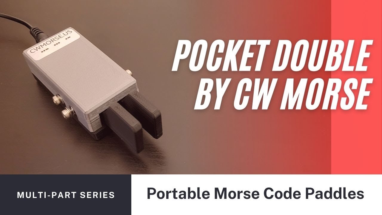 CW Morse Pocket Double Paddle Morse Code Key - YouTube