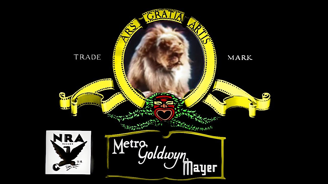 Metro-Goldwyn-Mayer logo (1935; w/NRA logo) [rare colorized recreation ...