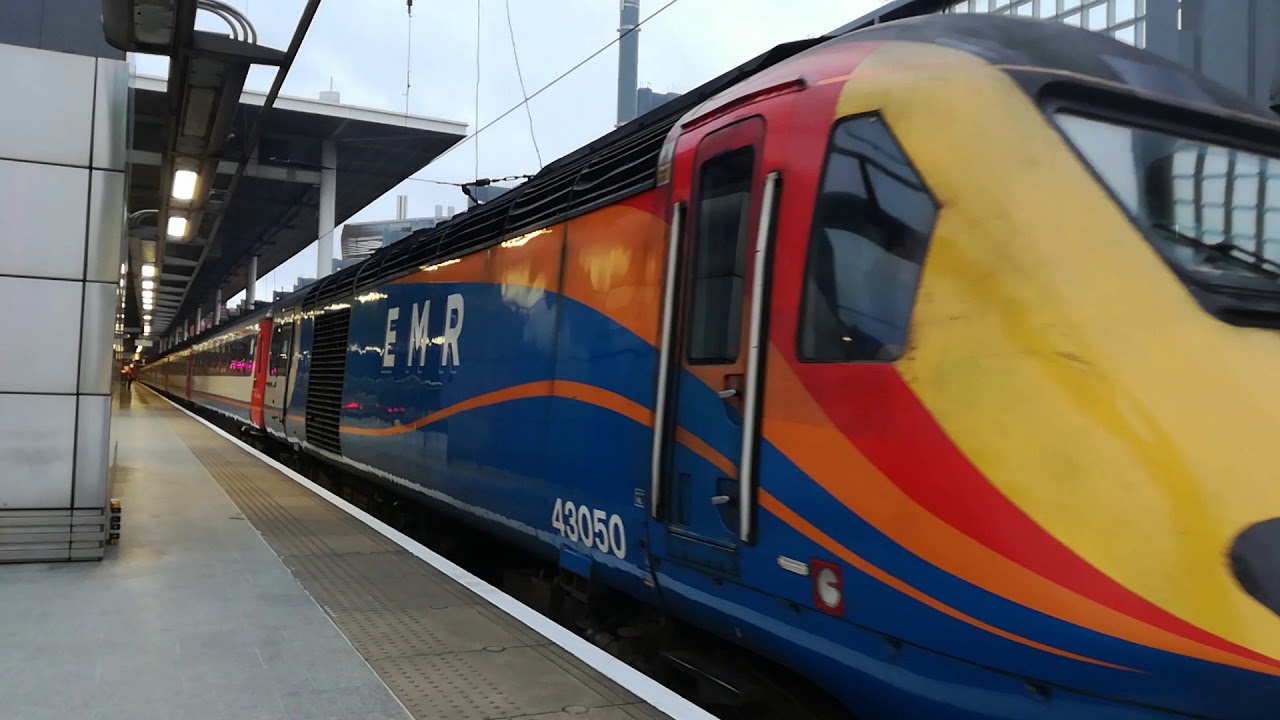 East Midland Railways Class 43 ( 43050 ) Departs St Pancras - YouTube