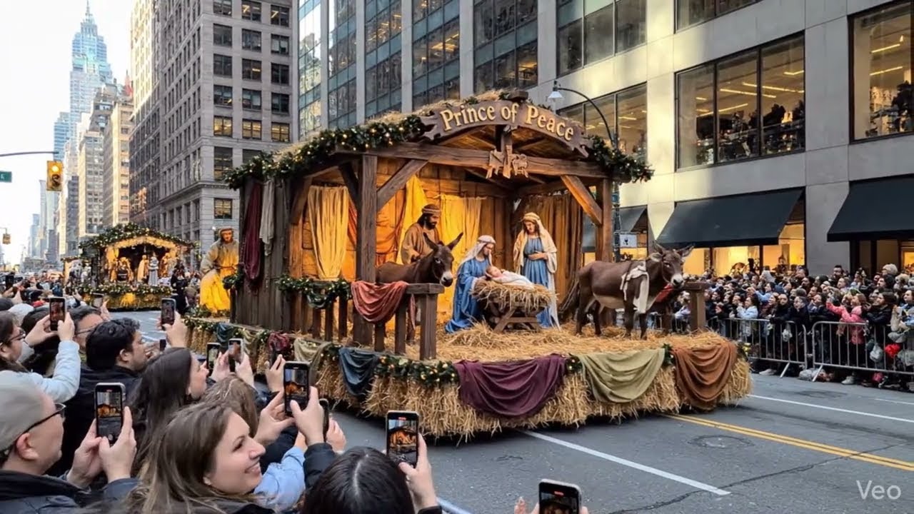 Jesus Parade in New York: BBCnews Live Nativity Christmas Celebration ...