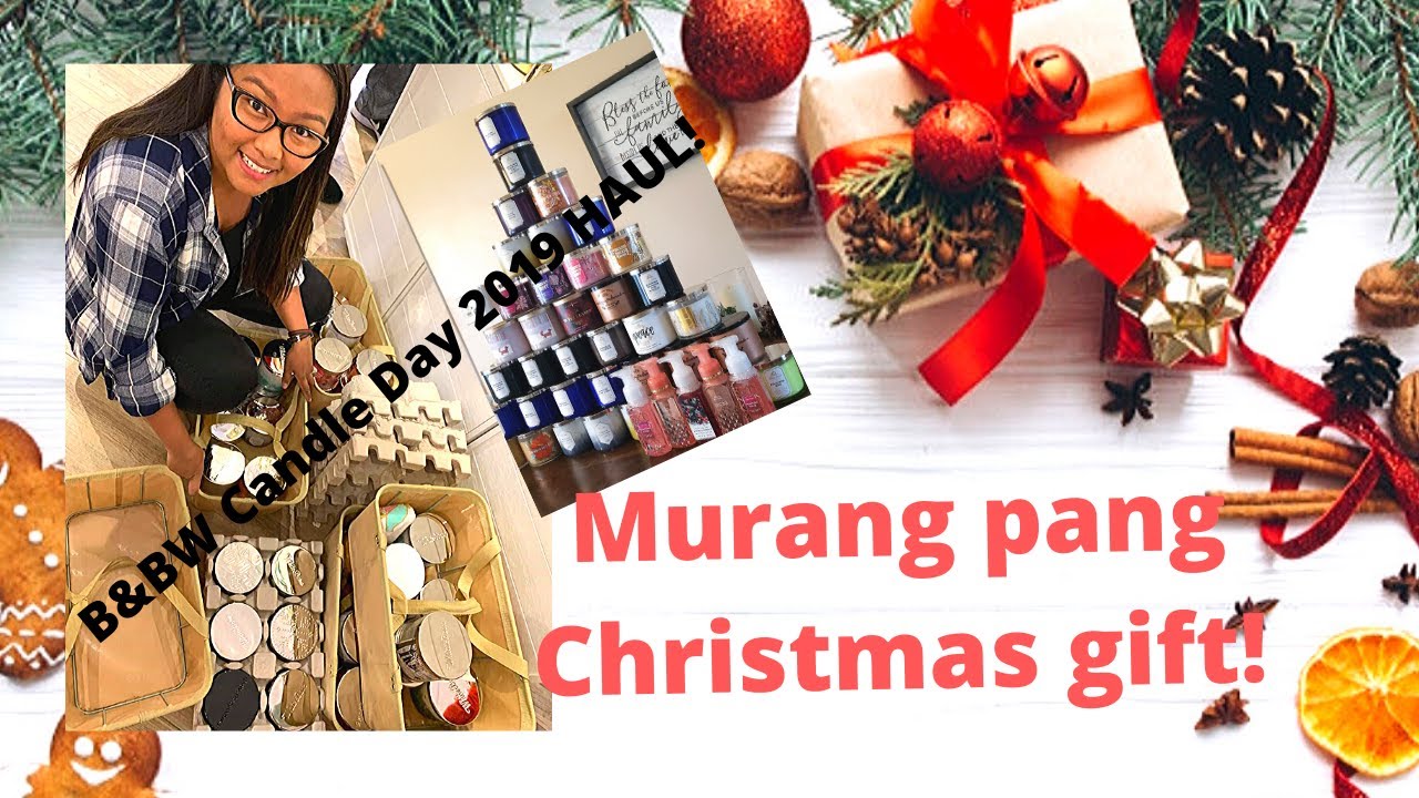 Murang pang regalo ngayong Christmas | Bath and body works candle haul ...