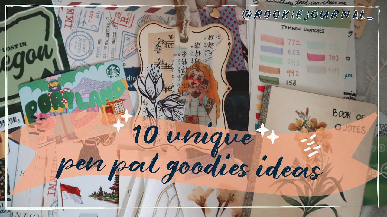 10 Unique & Interesting Pen Pal Goodies Ideas! (also useful and ...