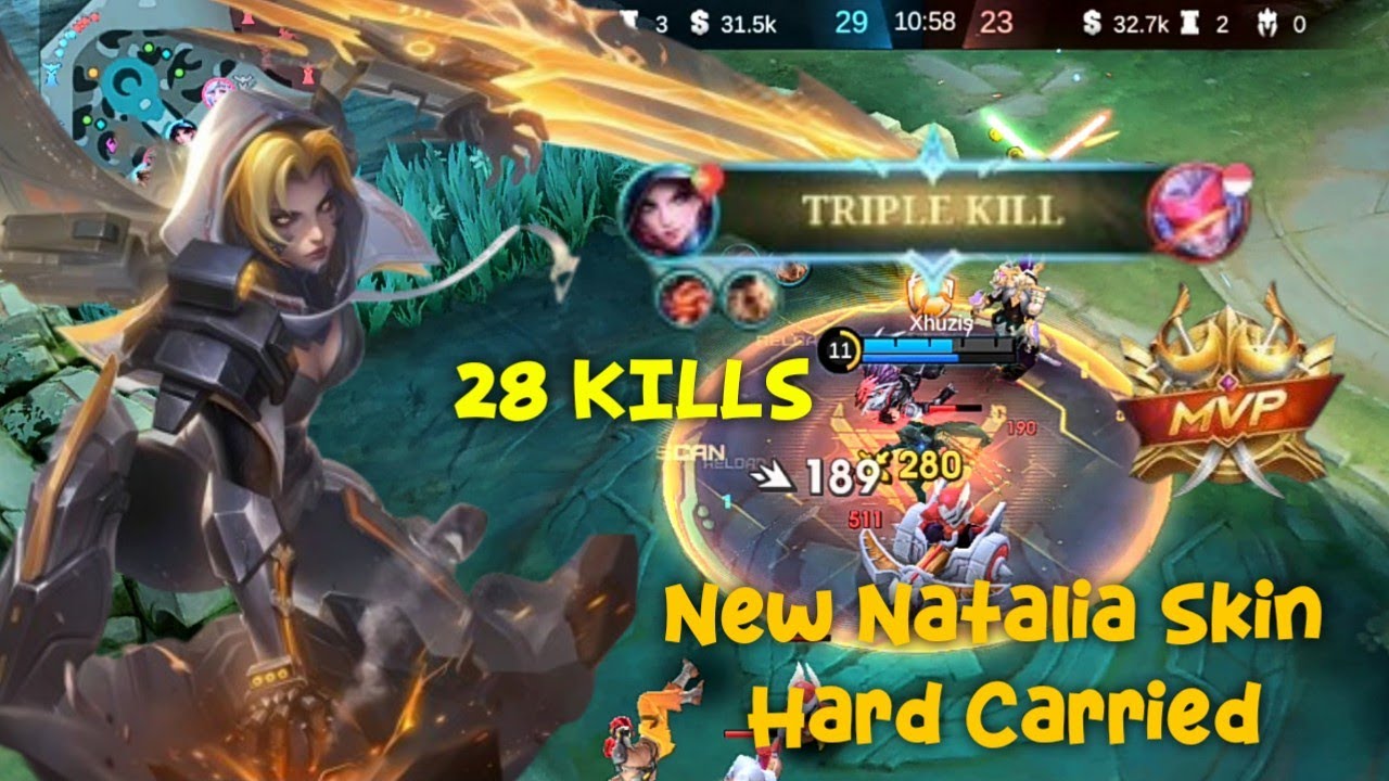 New Natalia Collector Skin Gameplay - MLBB - YouTube