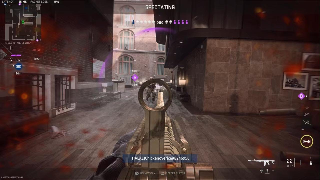 This Is The Gold WA2000 In MW2 - YouTube