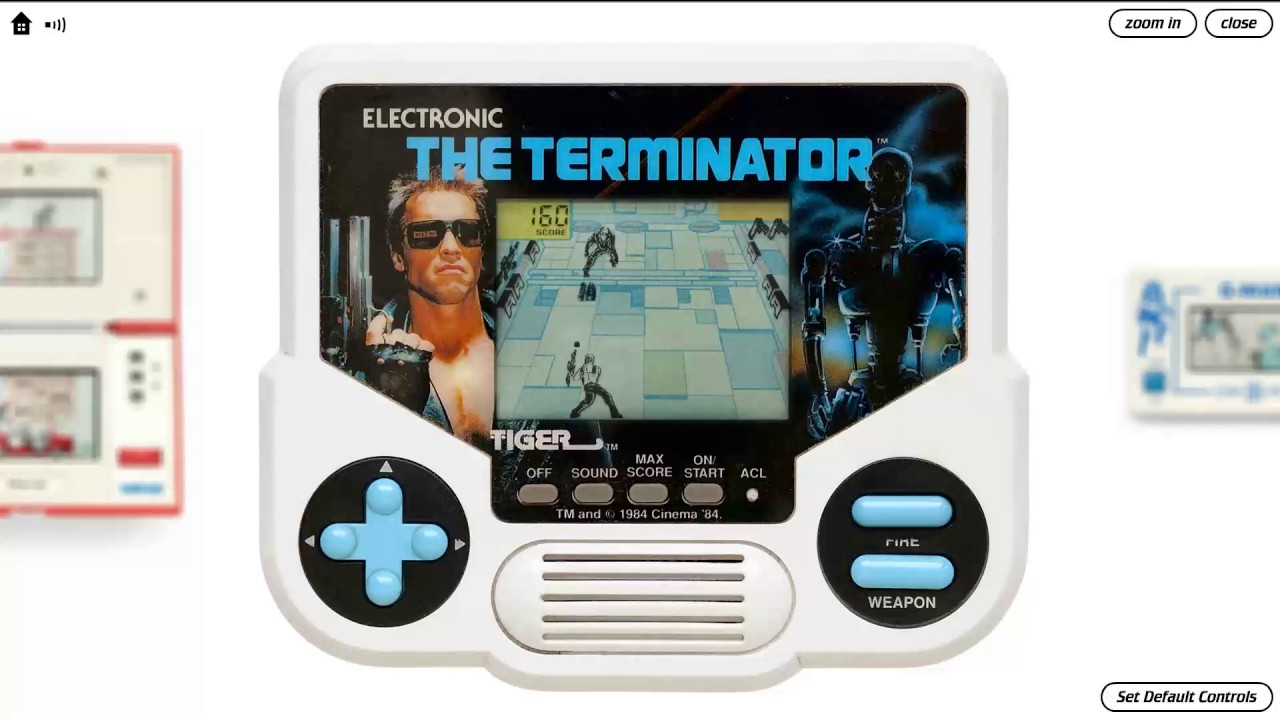 THE TERMINATOR TIGER ELECTRONICS NINTENDO LCD HANDHELD GAME & WATCH ...