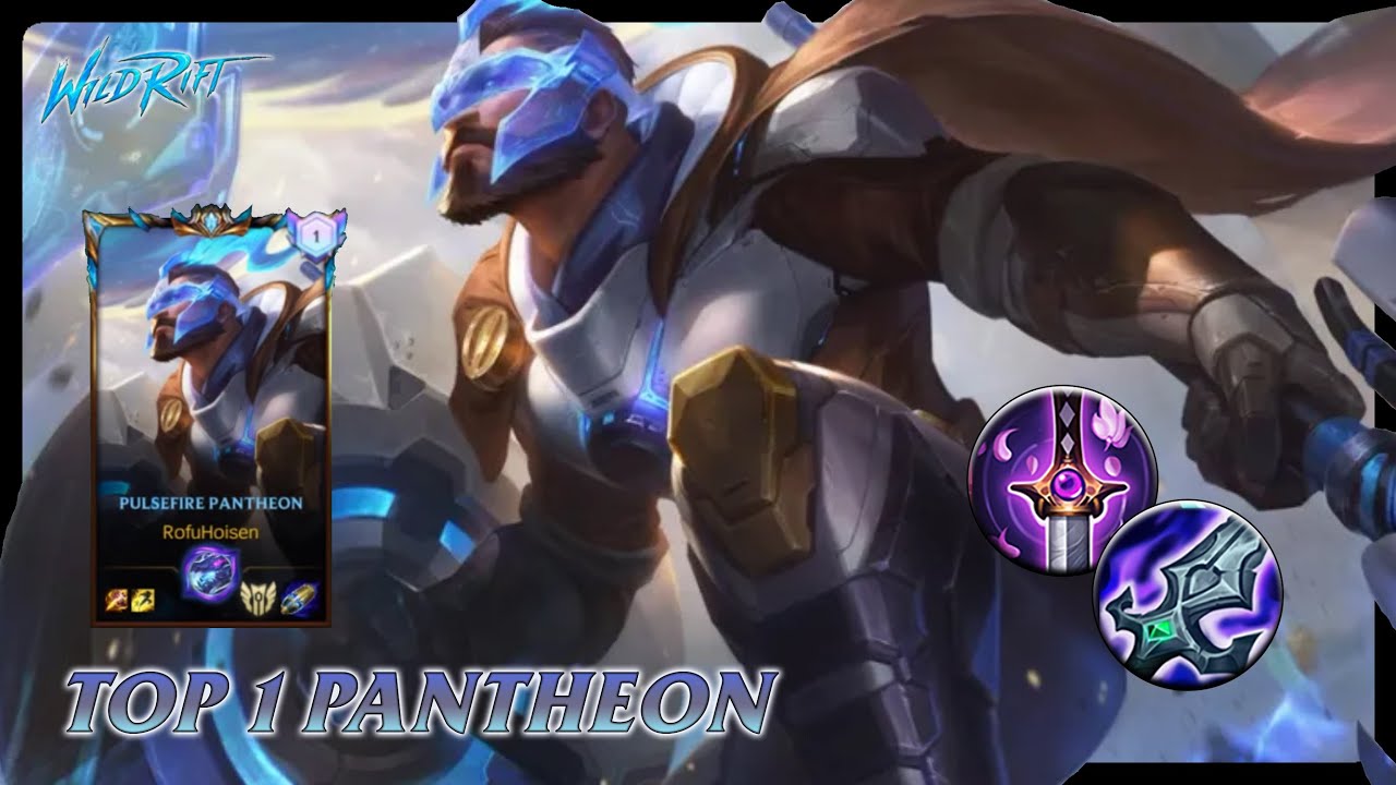Wild Rift PANTHEON - TOP 1 Pulsefire Pantheon S13 Ranked Gameplay ...