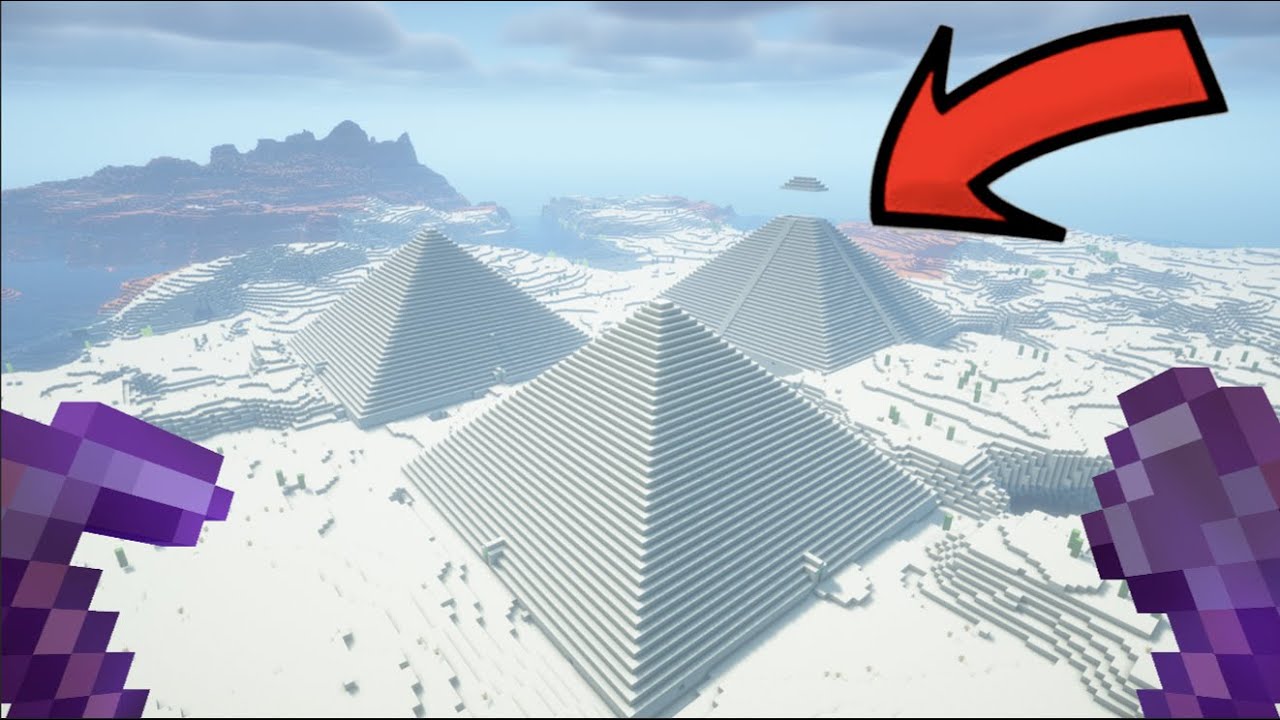 I Built The Pyramids of Giza in Minecraft Hardcore - YouTube