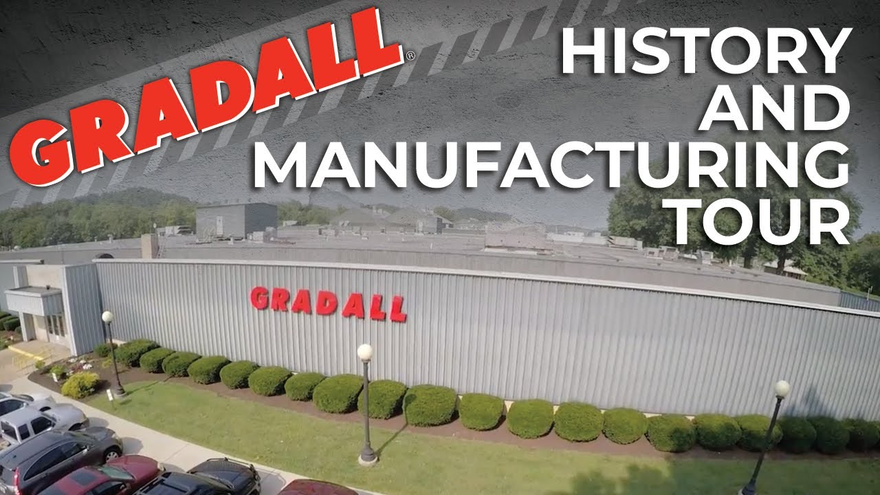 Gradall Excavator History and Manufacturing Tour - YouTube