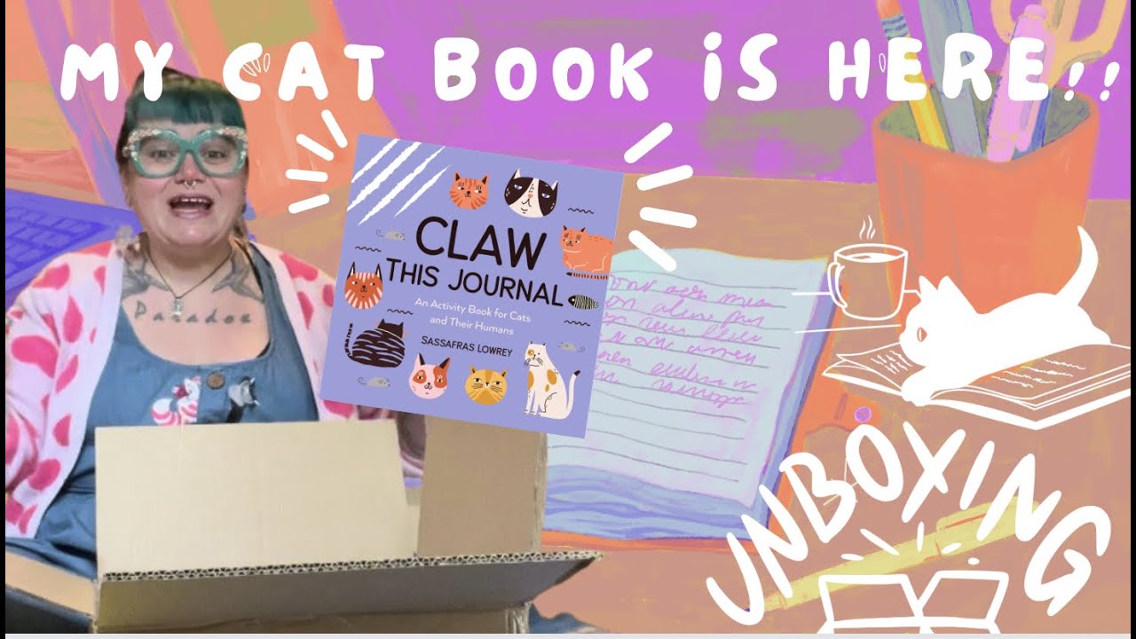 My Cat Activity Book Is Here!!! | Claw This Journal | #authortube # ...