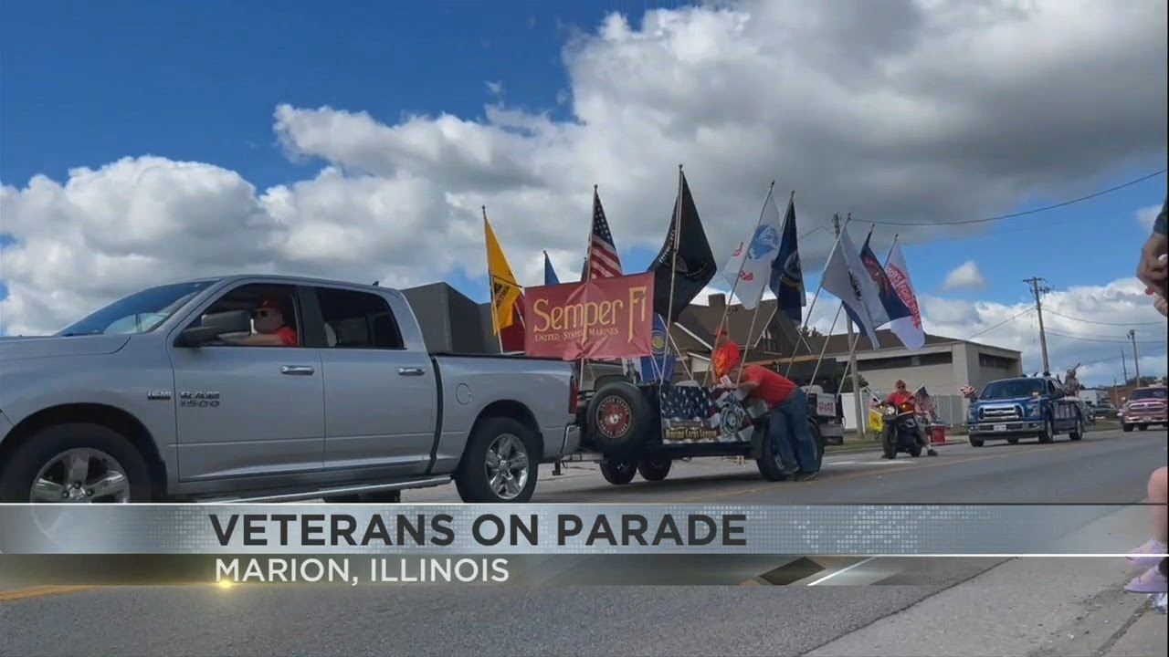 Marion honors veterans with parade - YouTube