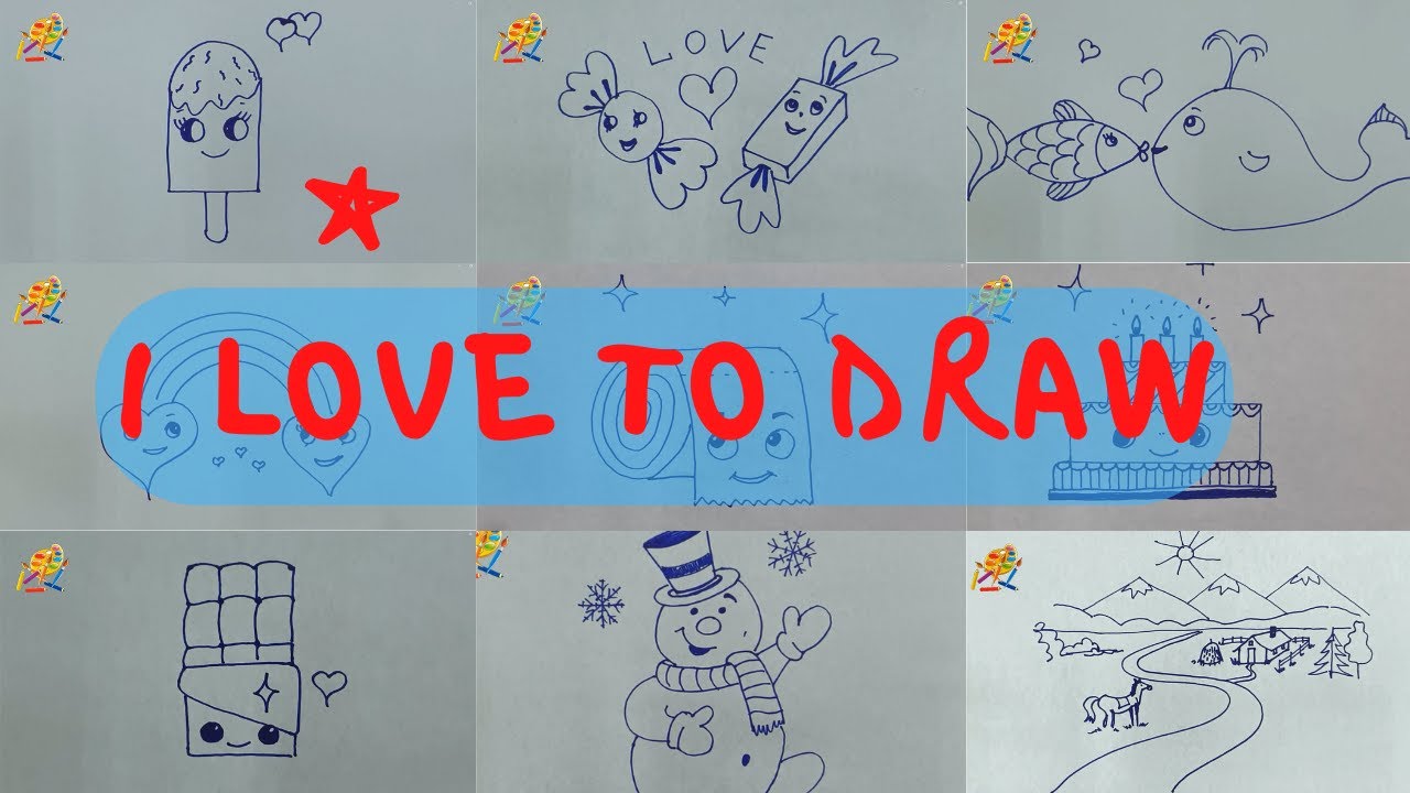 How to Draw. Favorite drawings #howtodraw #relaxing #asmr - YouTube