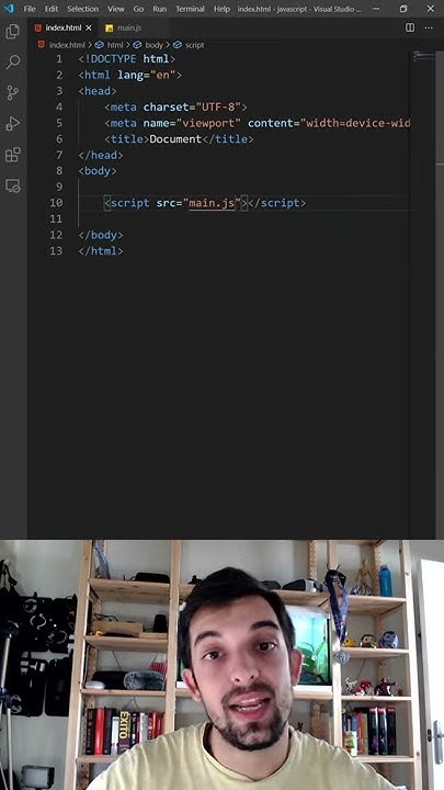 Vincular JavaScript Externo a HTML [#Shorts] - YouTube