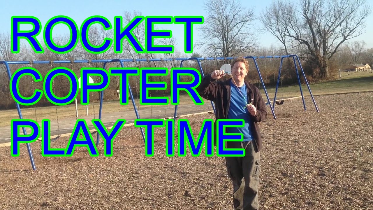 Rocket Copter Toy Review and Play - YouTube