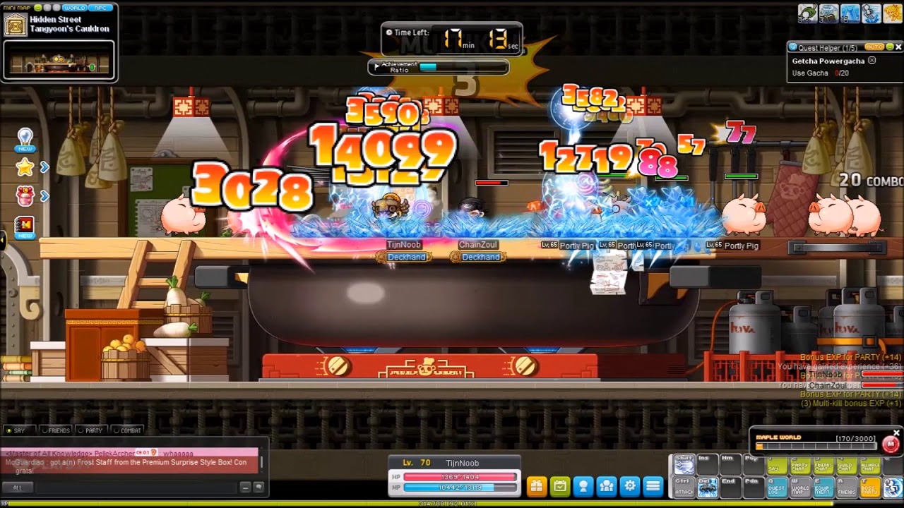 Maplestory Tangyoon cooking class PQ with Shadow! - YouTube