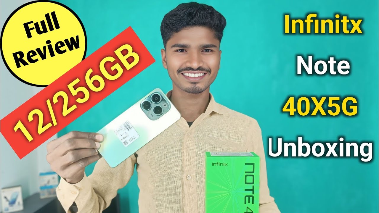 😱 जानिए कैसा है Infinix का यह नया फोन Infinix Note 40X 5G Unboxing & Full Review - YouTube