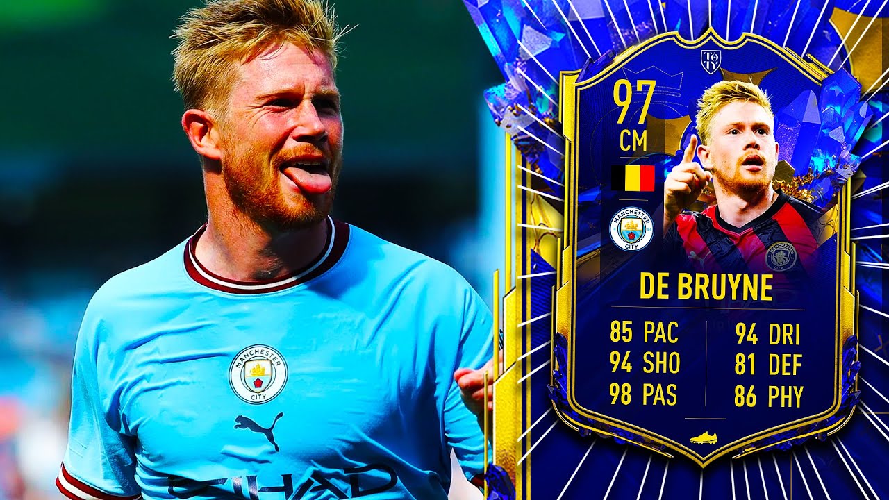 97 TOTY DE BRUYNE PLAYER REVIEW - FIFA 23 - YouTube